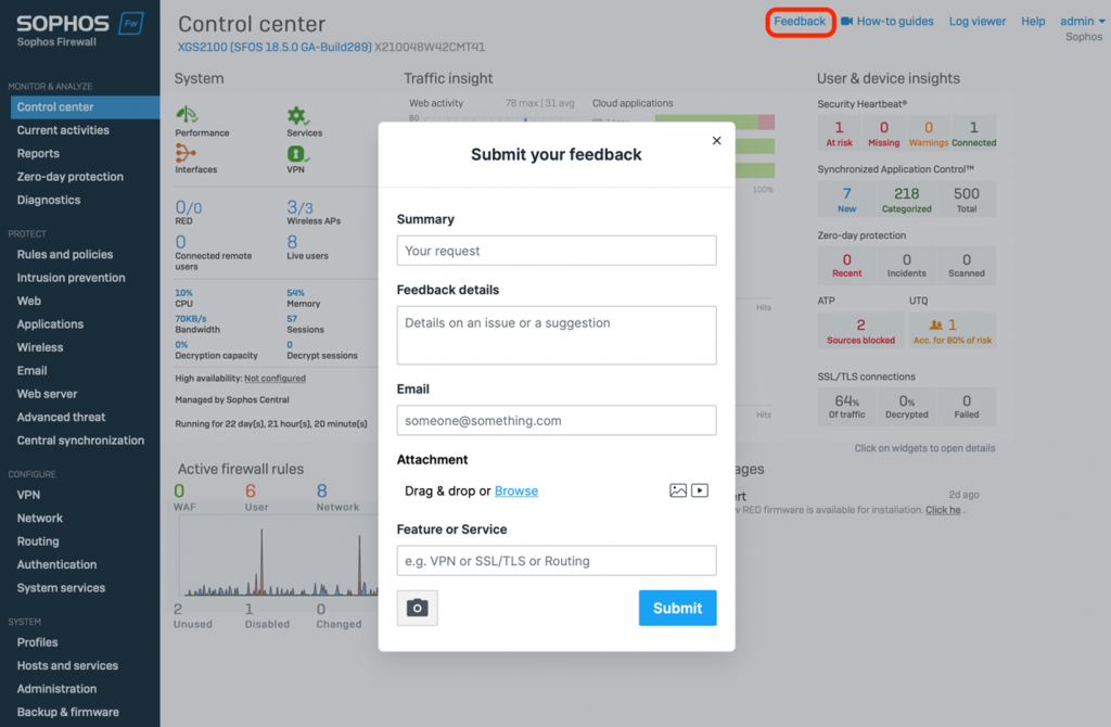 Sophos Firewall OS v18.5 MR1 early access is now available | NSS Limited